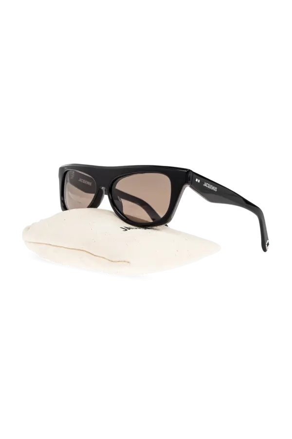 Jacquemus Rectangular Sunglasses - Black