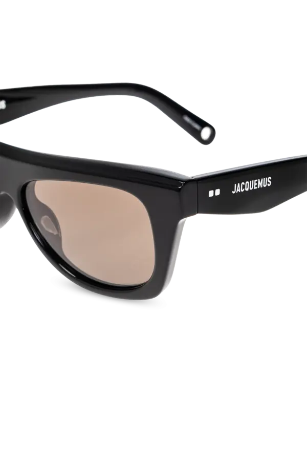 Jacquemus Rectangular Sunglasses - Black