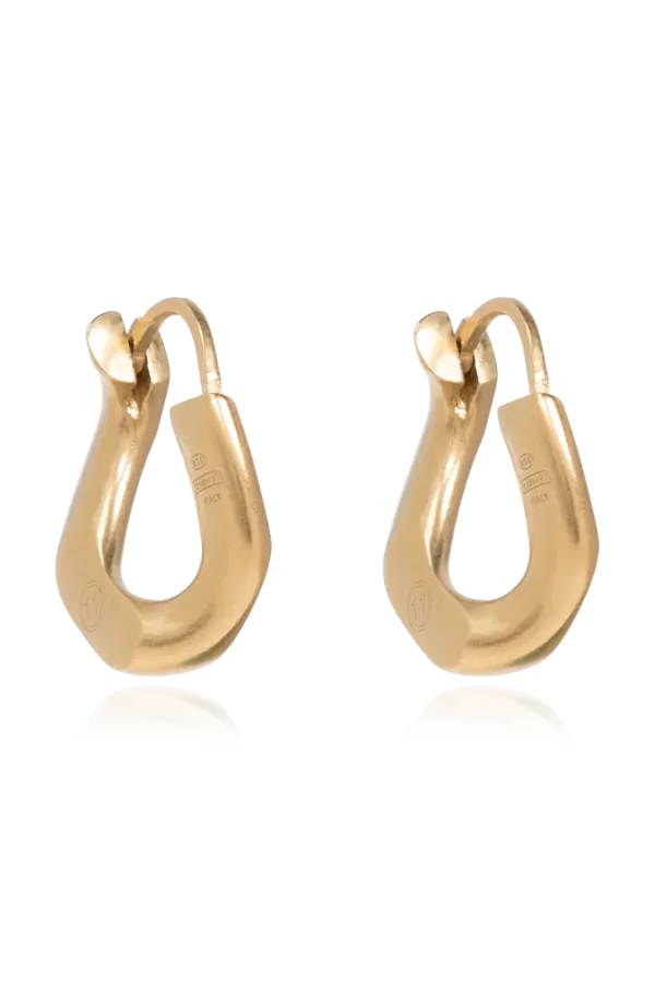 MAISON MARGIELA Engraved Logo Earrings