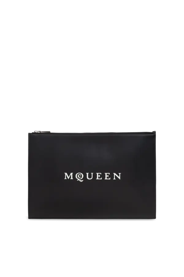 Alexander McQueen Leather Handbag - Black