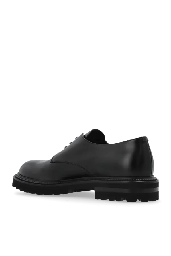 Giorgio Armani Polished Leather Dress Shoes