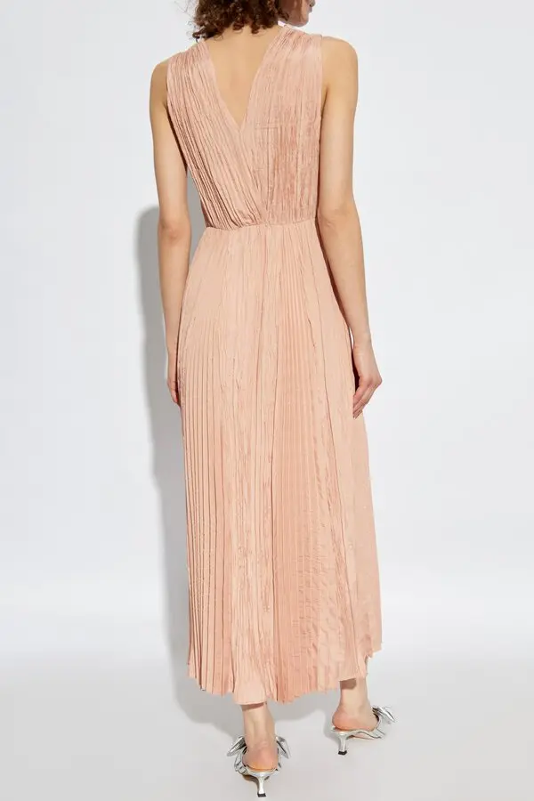 FORTE_FORTE Pleated Midi Dress