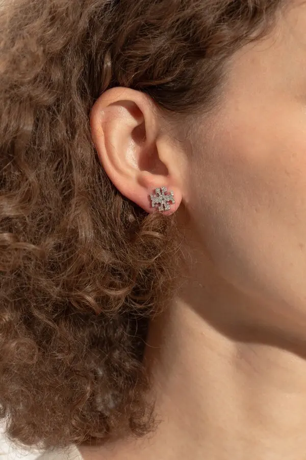 Tory Burch Kira Earrings - Silver