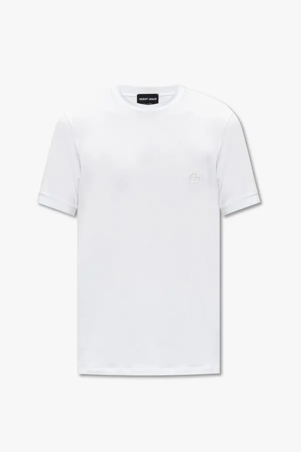 Giorgio Armani T-shirt With Logo - White