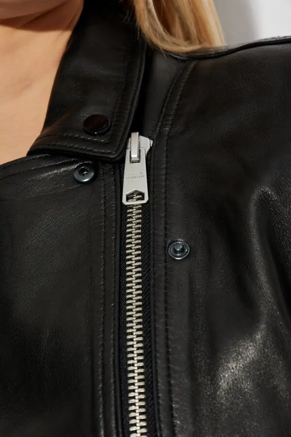 ALLSAINTS Dalby Leather Jacket - Black