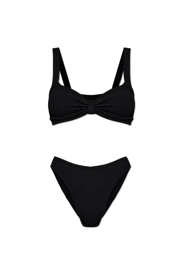 Hunza G Bonnie Two-piece Swimsuit - Black