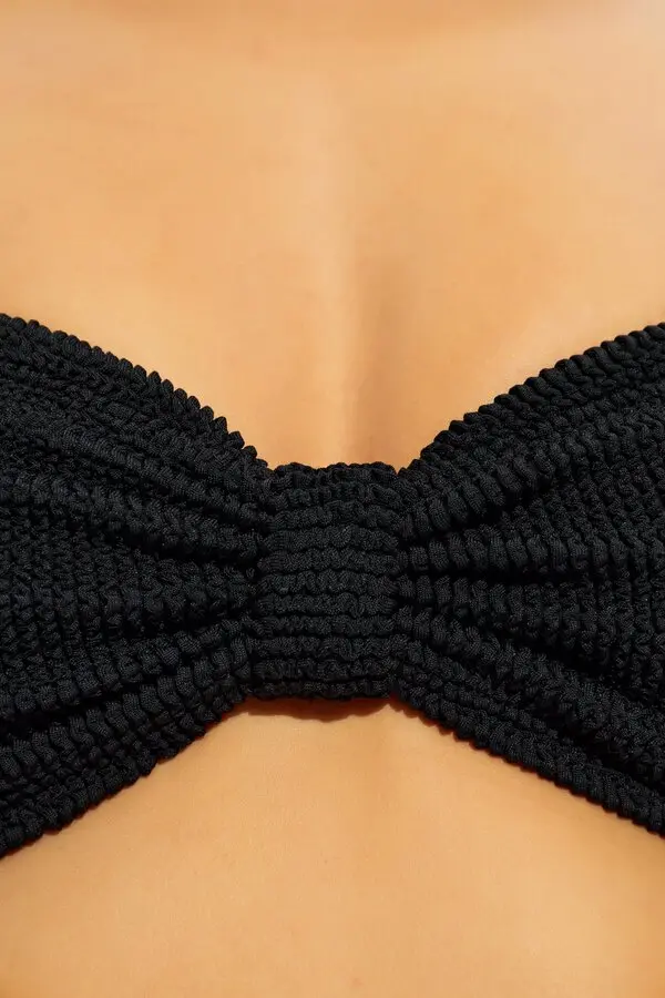 Hunza G Bonnie Two-piece Swimsuit - Black