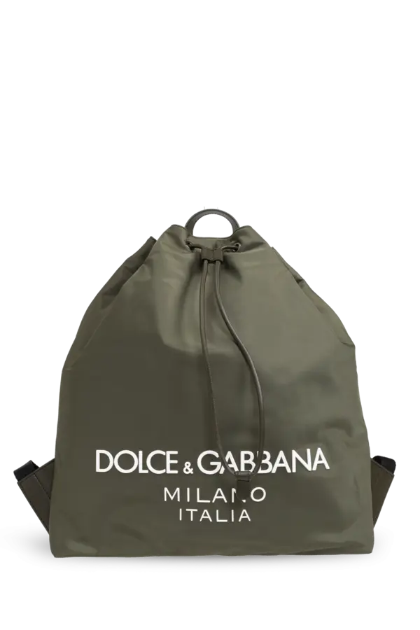 Dolce & Gabbana Logo Backpack - Green