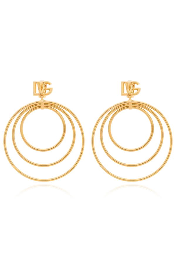 Dolce & Gabbana Logo Clips - Gold