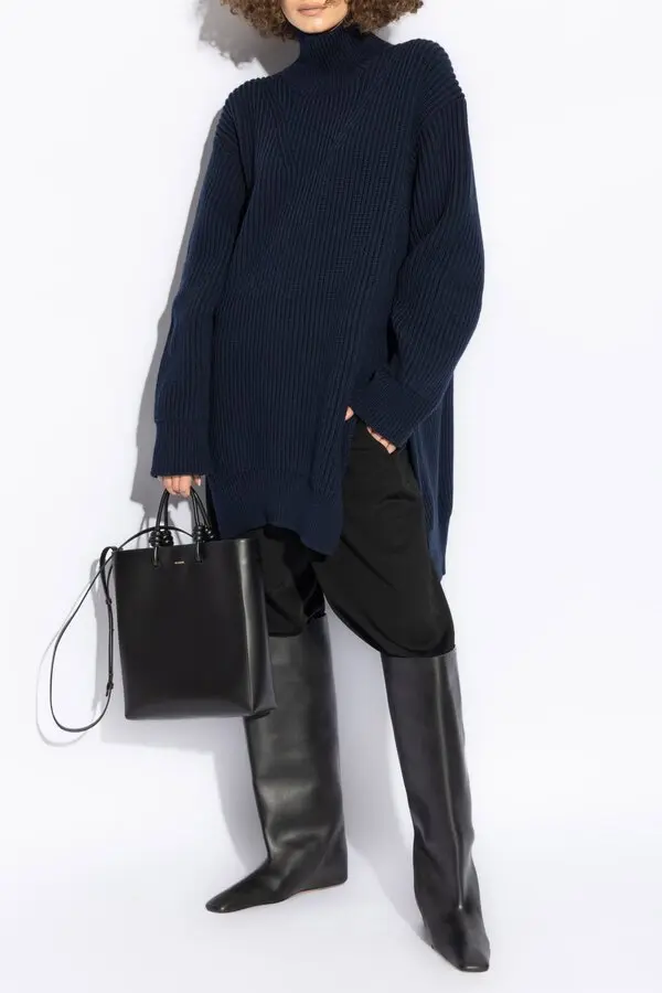 JIL SANDER Wool Turtleneck Sweater