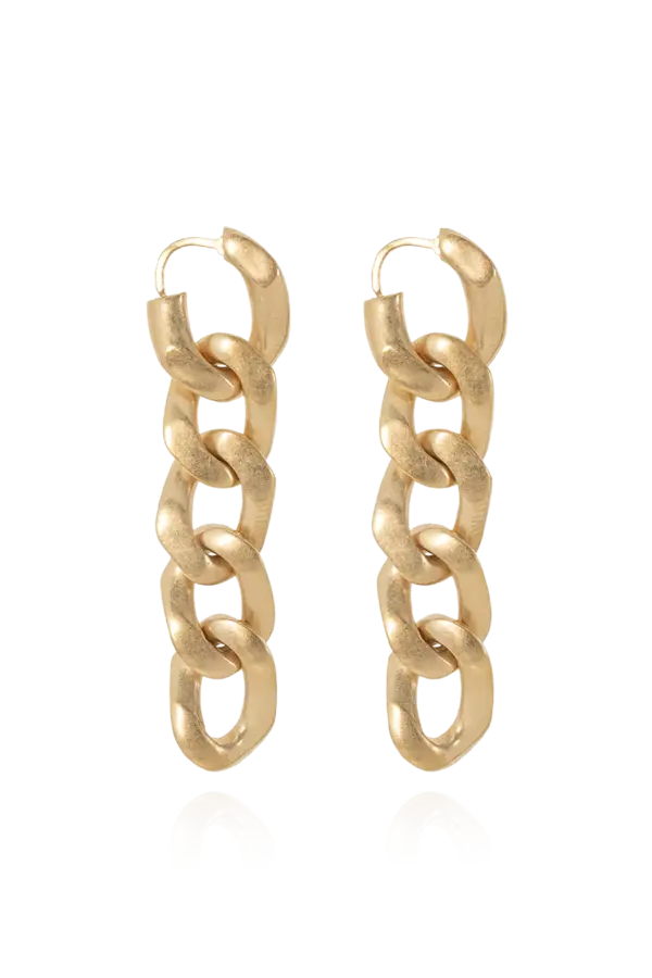 MAISON MARGIELA Chain Link Drop Earrings - Gold