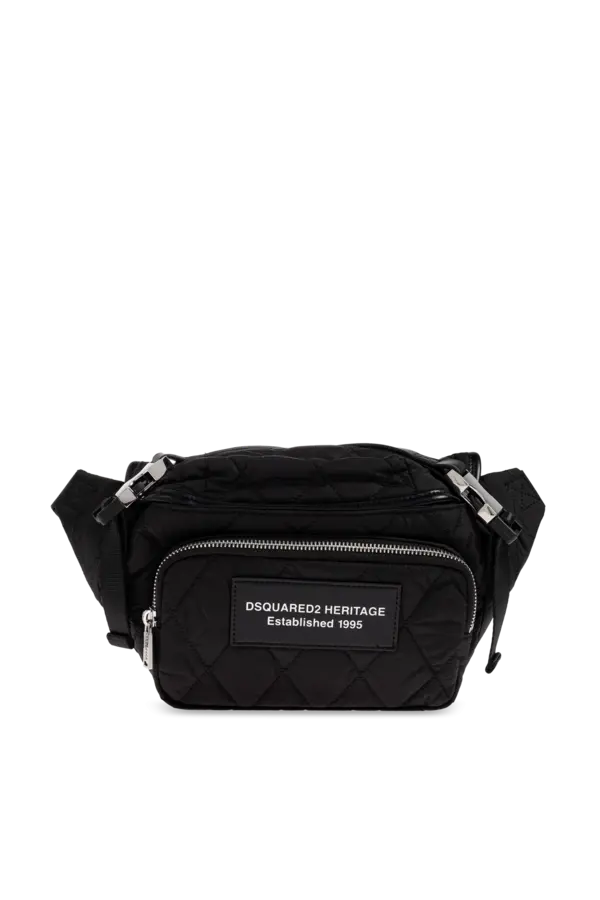 Dsquared2 Quilted Waist Bag - Black
