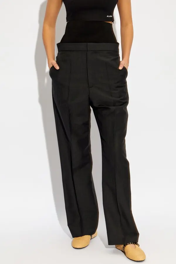 Alaïa Elastic Waistband Trousers