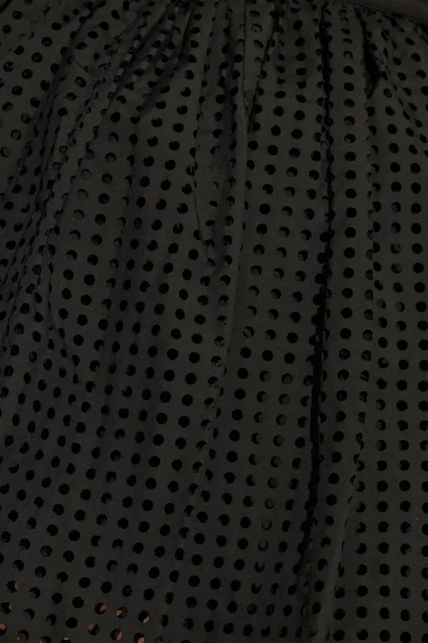 Alaïa Polka Dot Flared Skirt