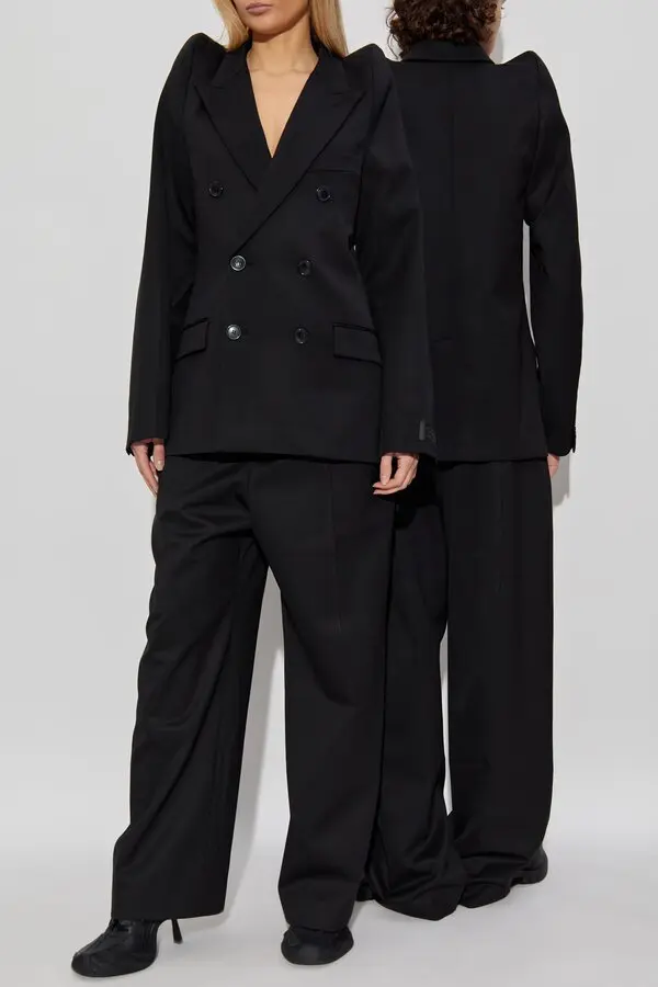 Vetements High-waisted Wool Trousers