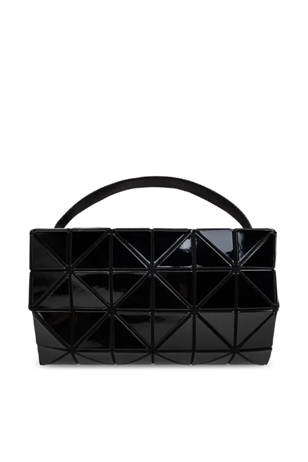 Issey Miyake Geometric Panel Shoulder Bag - Black