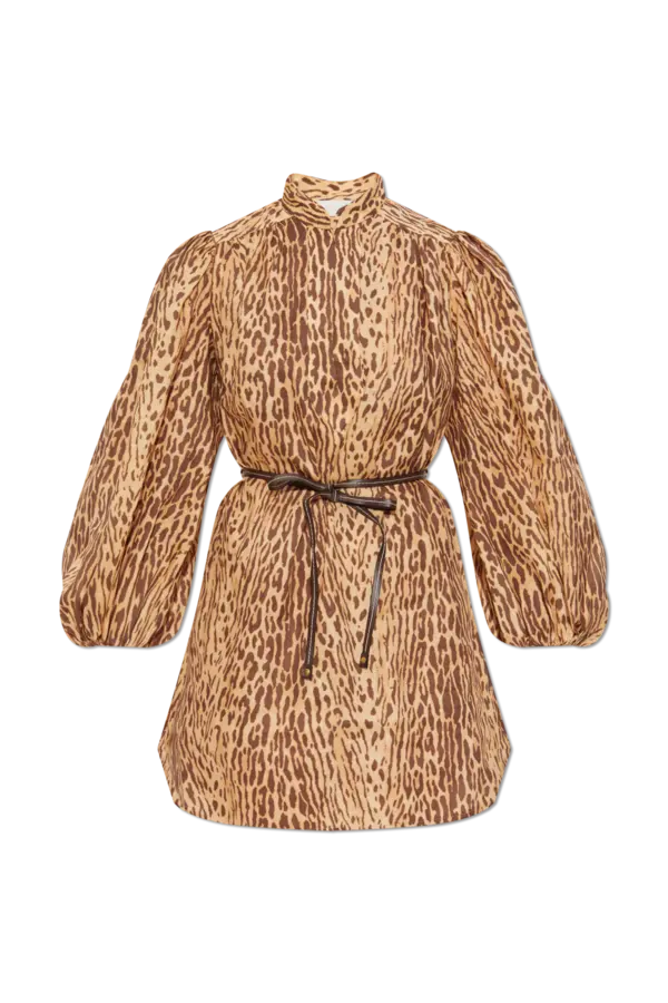 Zimmermann Animal Print Mini Dress