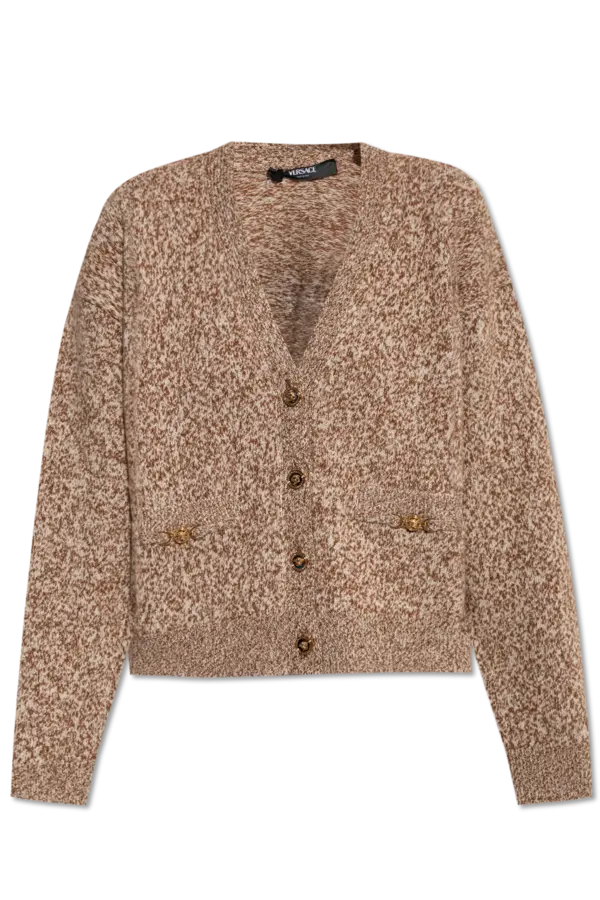 Versace Cardigan With Decorative Appliqués
