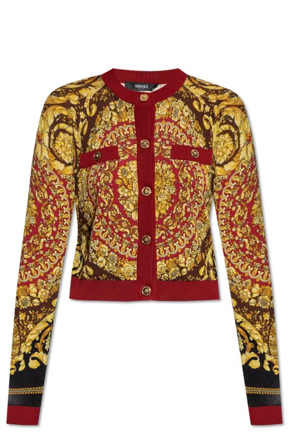 Versace Silk Cardigan - Multicolour