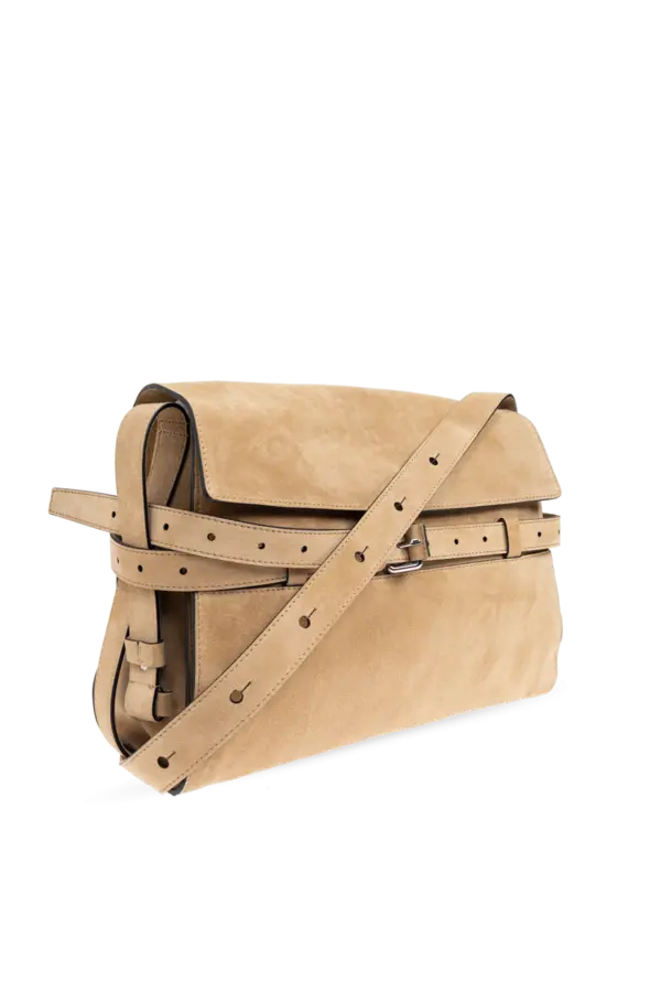 Moschino Suede Shoulder Bag