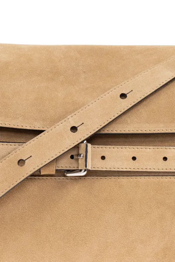 Moschino Suede Shoulder Bag