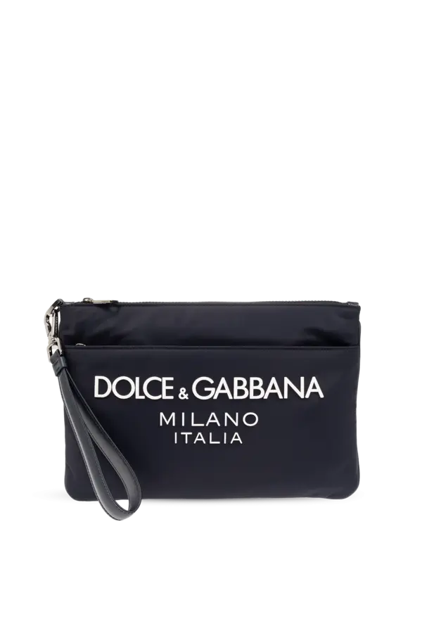 Dolce & Gabbana Handbag With Logo - Navy Blue