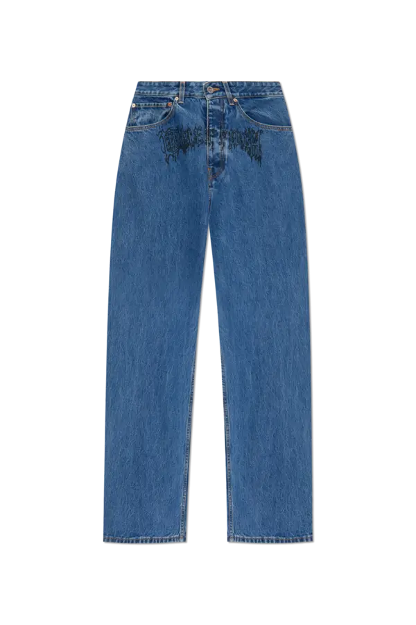 Vetements Logo Jeans