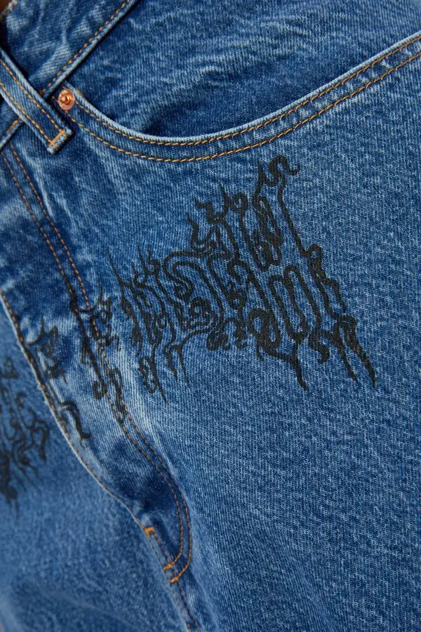 Vetements Logo Jeans