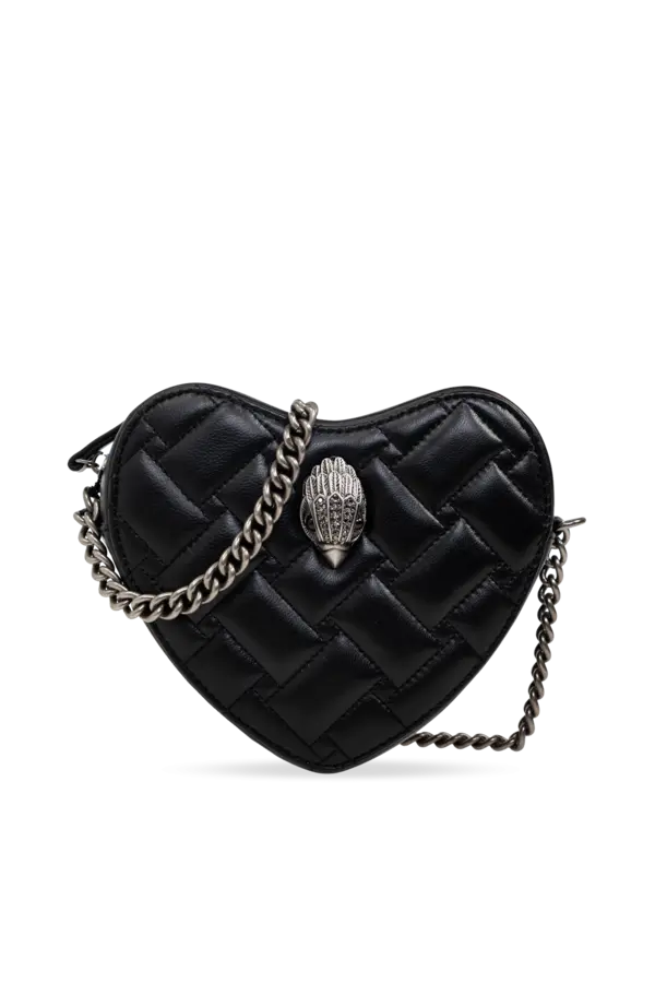 Kurt Geiger Kensington Heart Shoulder Bag - Black