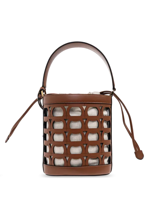FERRAGAMO Leather Bucket Bag