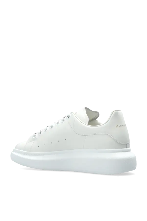 Alexander McQueen Leather Sneakers - White