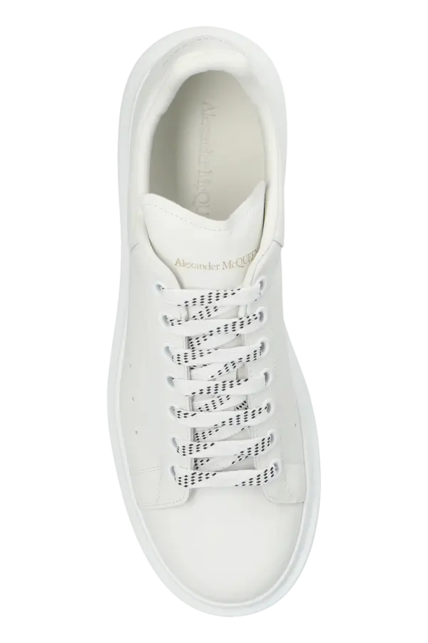 Alexander McQueen Leather Sneakers - White