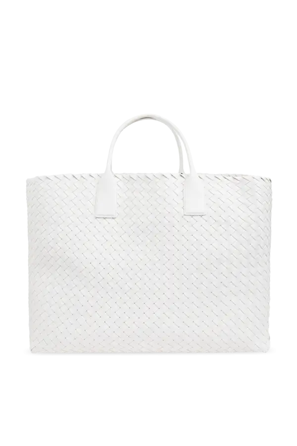 Bottega Veneta Cabat Maxi Shopper Bag - Cream