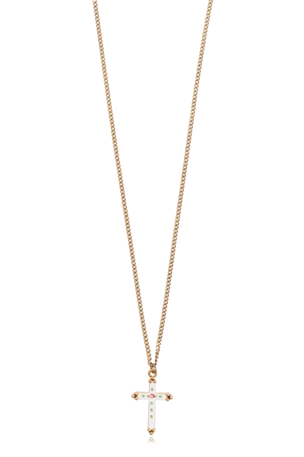 Dsquared2 Cross Pendant Necklace - Gold
