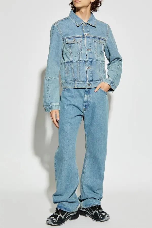 Vetements Logo Jeans - Light Blue