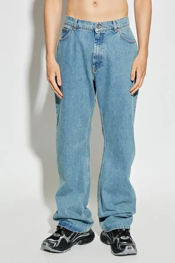 Vetements Logo Jeans - Light Blue