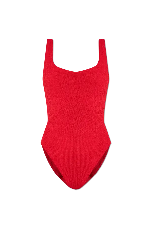 Hunza G Square One-piece Swimsuit - Red