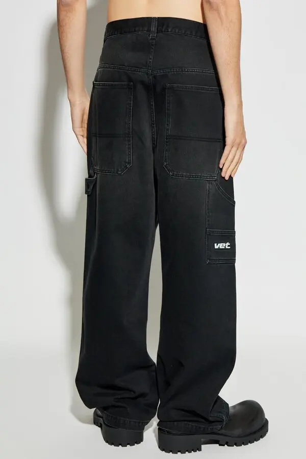 Vetements Logo Jeans