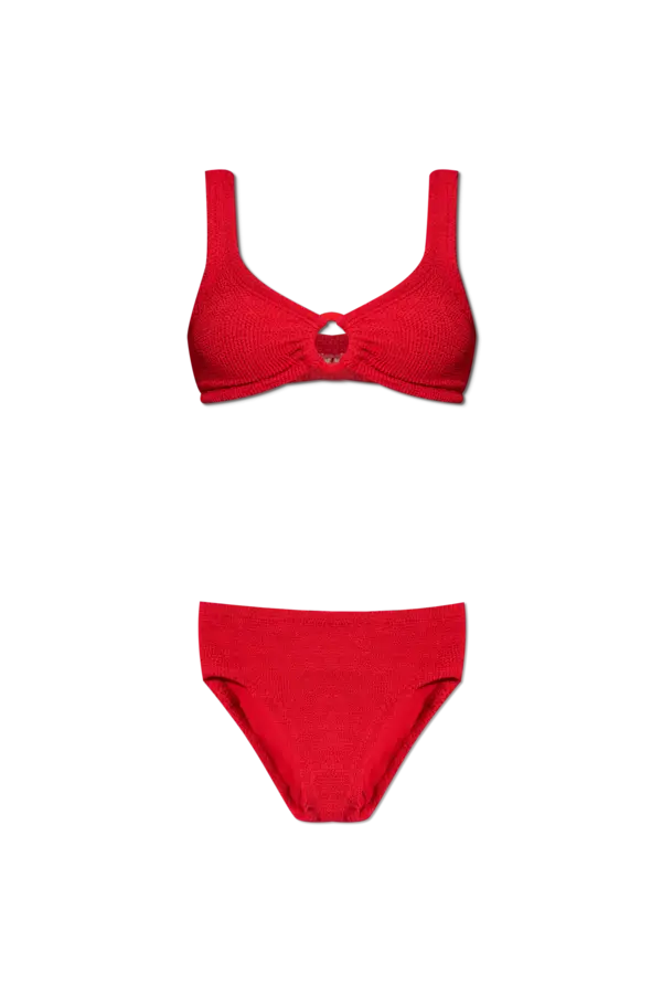 Hunza G Nadine Two-piece Swimsuit - Red