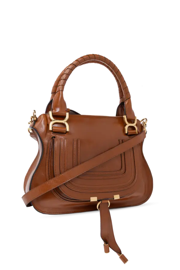 Chloé Marcie Small Shoulder Bag - Brown