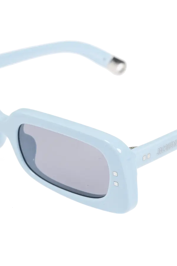 Jacquemus Rectangular Acetate Sunglasses - Blue