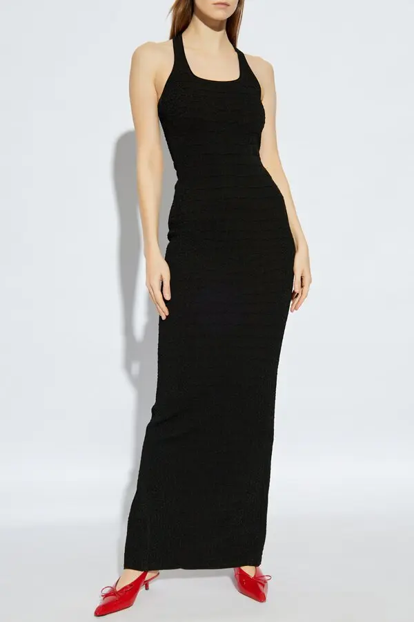 Jacquemus Scala Long Dress - Black | Editorialist