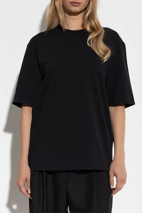 AMI Paris Logo T-shirt - Black