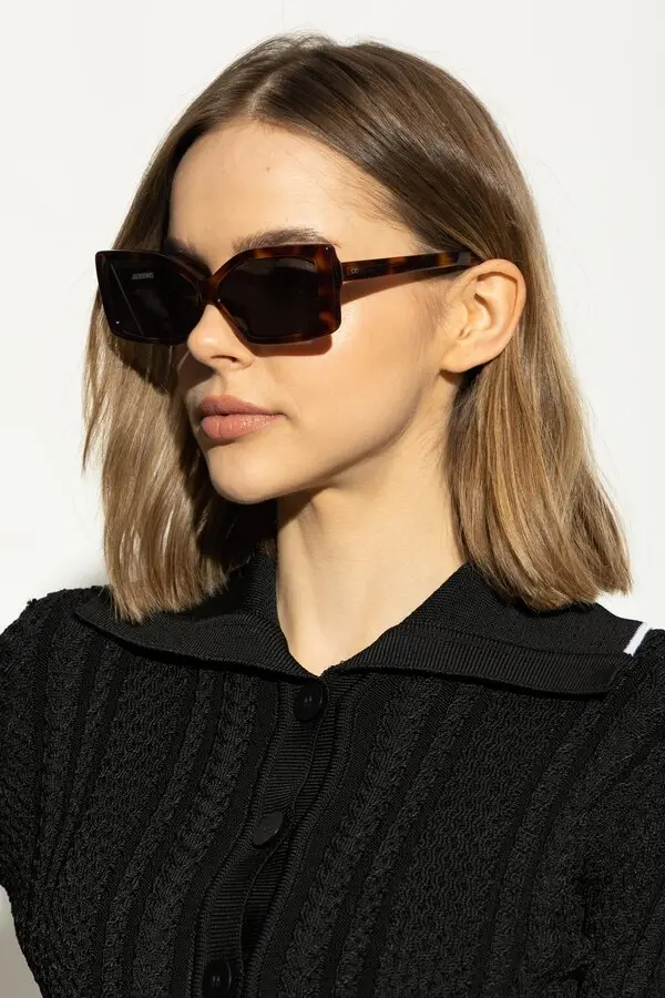 Jacquemus Rectangular Sunglasses - Brown