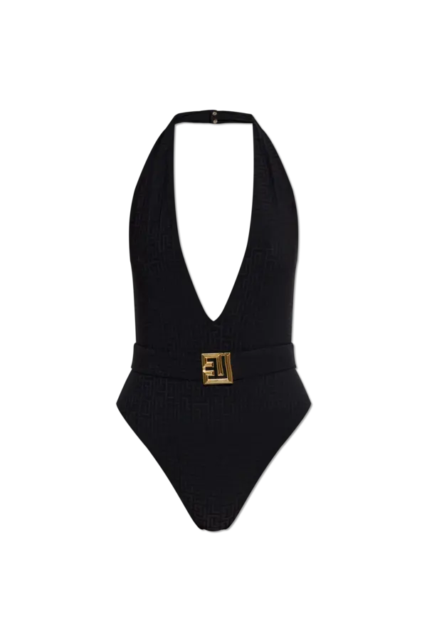Balmain One-piece Swimsuit - Black