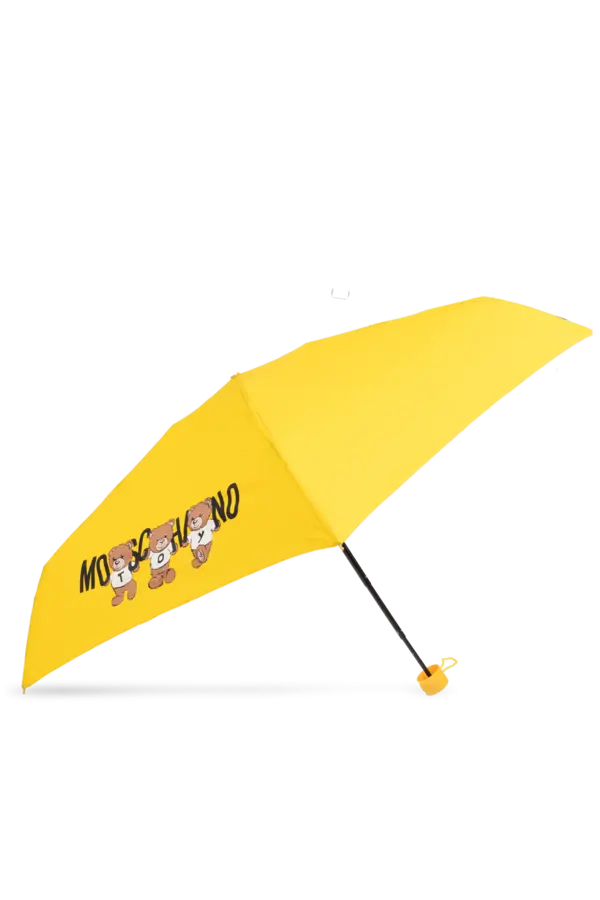 Moschino Umbrella With Logo - Yellow