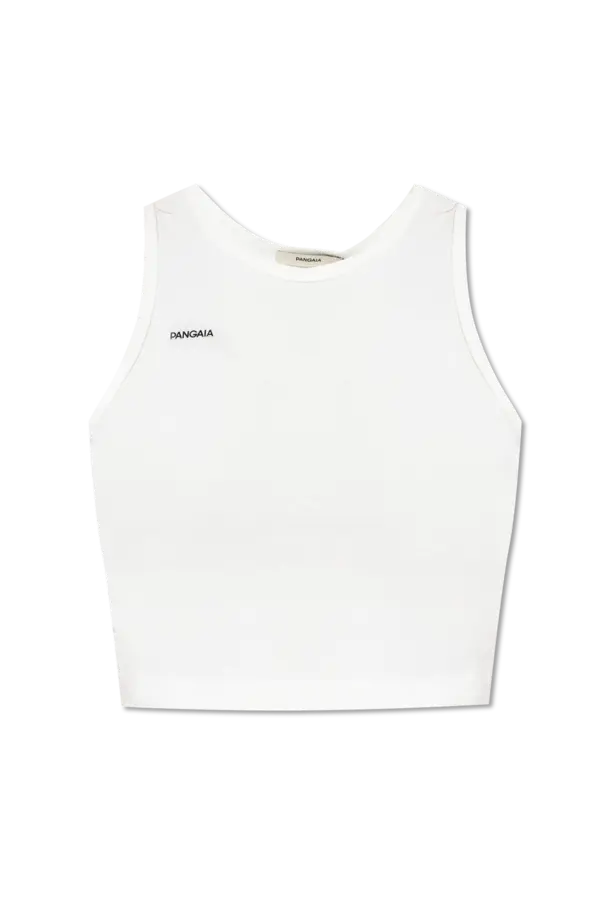 PANGAIA Logo Tank Top - White