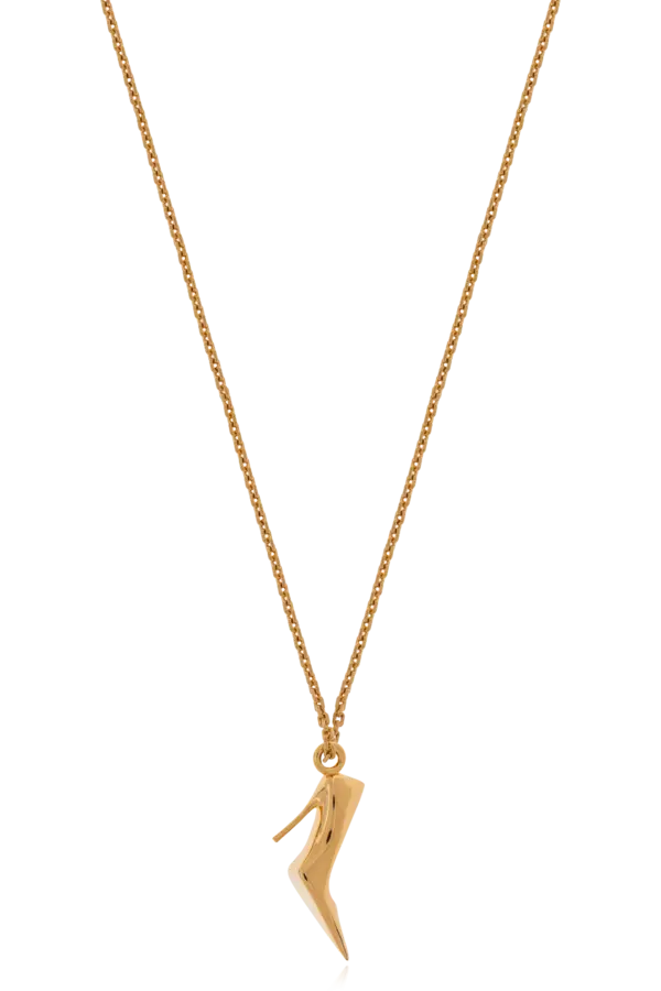 Balenciaga Brass Rurki Necklace - Gold