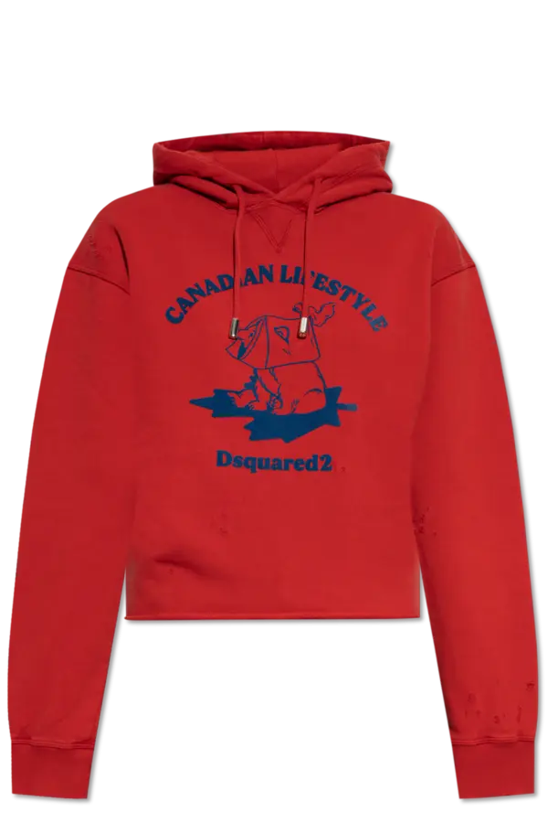 Dsquared2 Logo Sweatshirt - Red