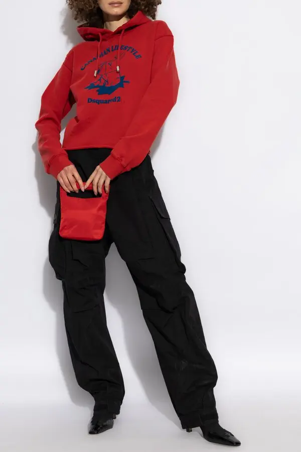 Dsquared2 Logo Sweatshirt - Red